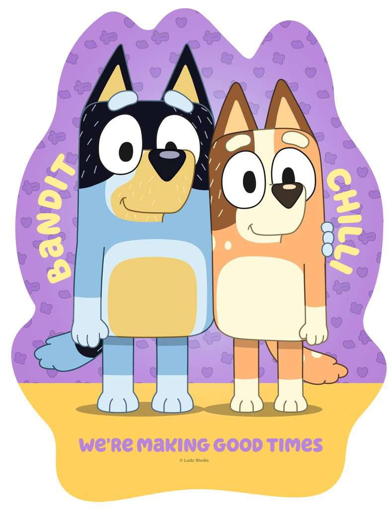 Bluey 4 Large Shaped Puzzles | Puzzle Infantiles | Puzzles | Productos ...