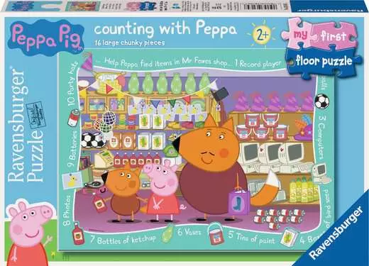 Peppa Pig My First Floor Puzzle | 🧩 Jigsaw Puzzle | Ravensburger