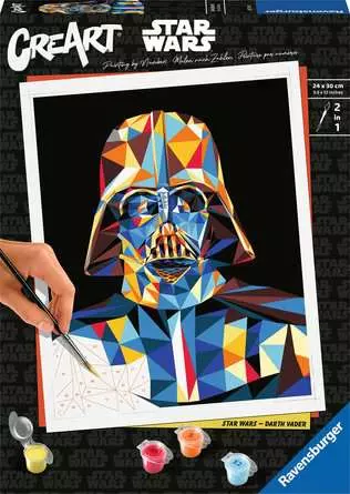CreArt CreArt Paint by Numbers Star Wars - Darth Vader | Paint by ...